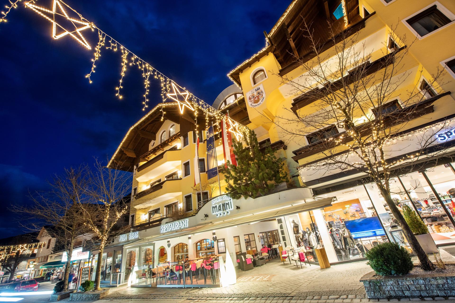 MANNI das Hotel • in Mayrhofen • mitten im Geschehen